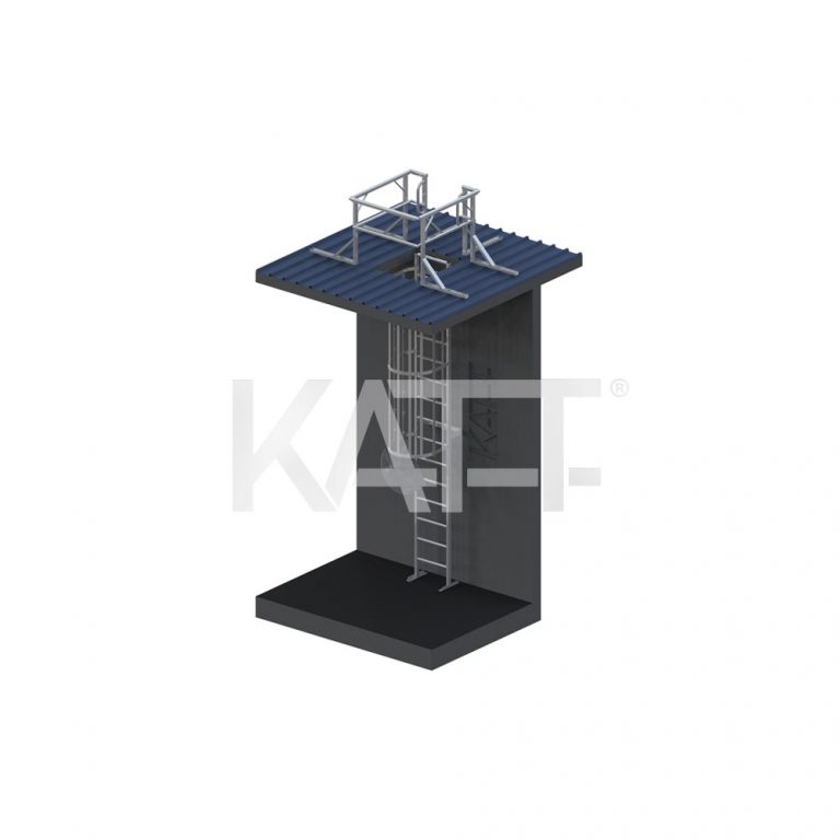 KATT Vertical Cage Ladder – Internal Access - Proactive Safety